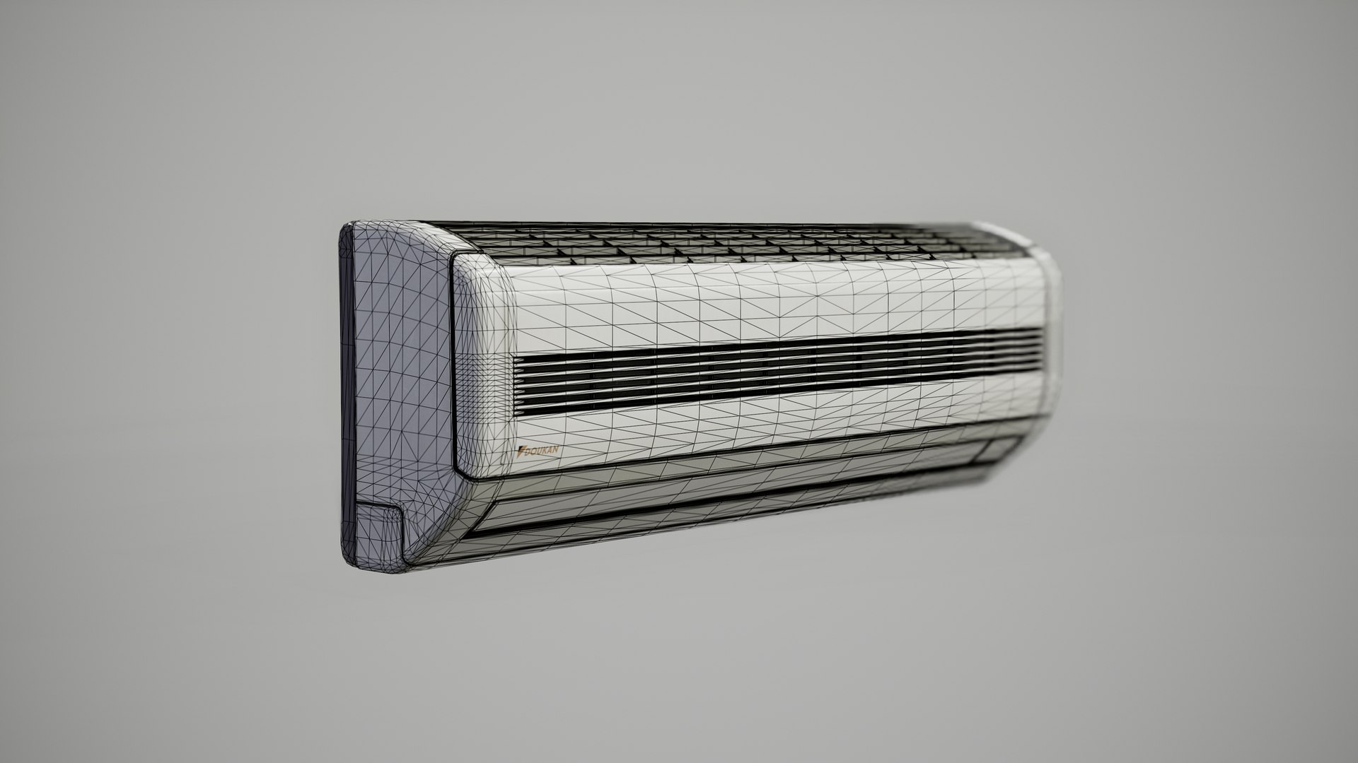Air Conditioner Indoor Unit 3D Model - TurboSquid 1723354