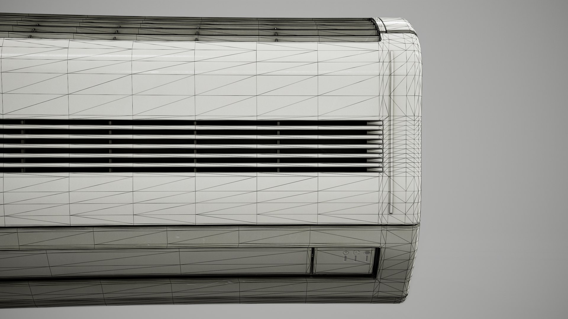 Air Conditioner Indoor Unit 3D Model - TurboSquid 1723354