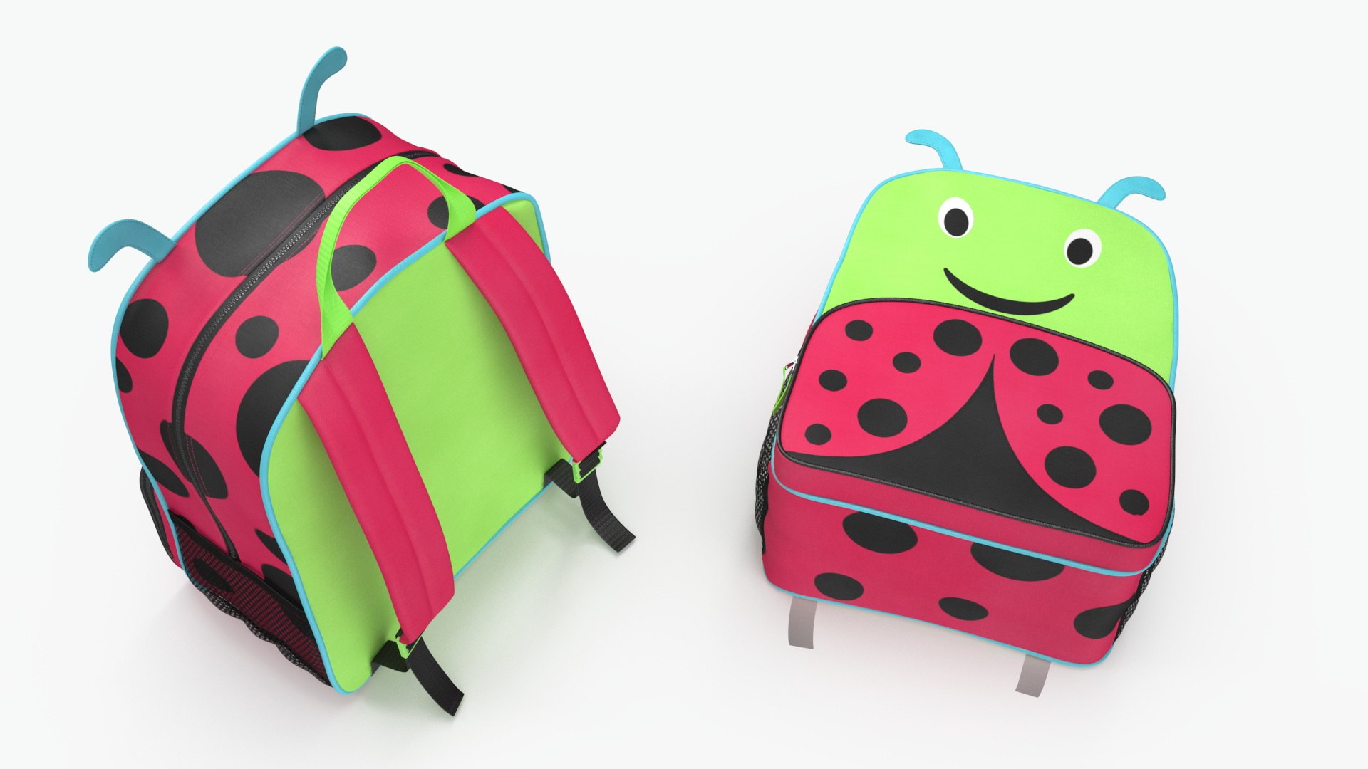 Childrens Ladybug Backpack 3D Model - TurboSquid 2245894