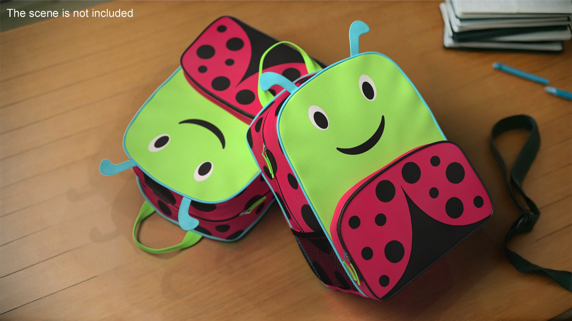 Childrens Ladybug Backpack 3D Model - TurboSquid 2245894