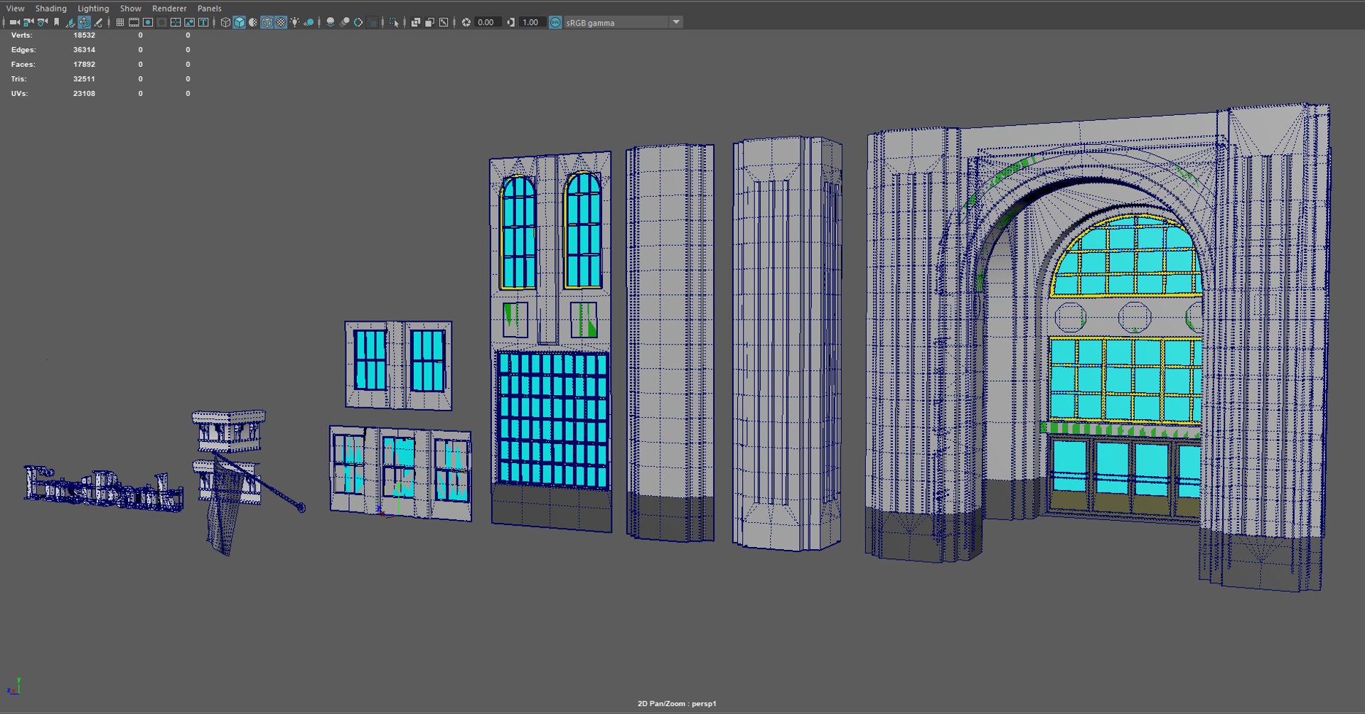 Bank Building Modules 3D Model - TurboSquid 2003239