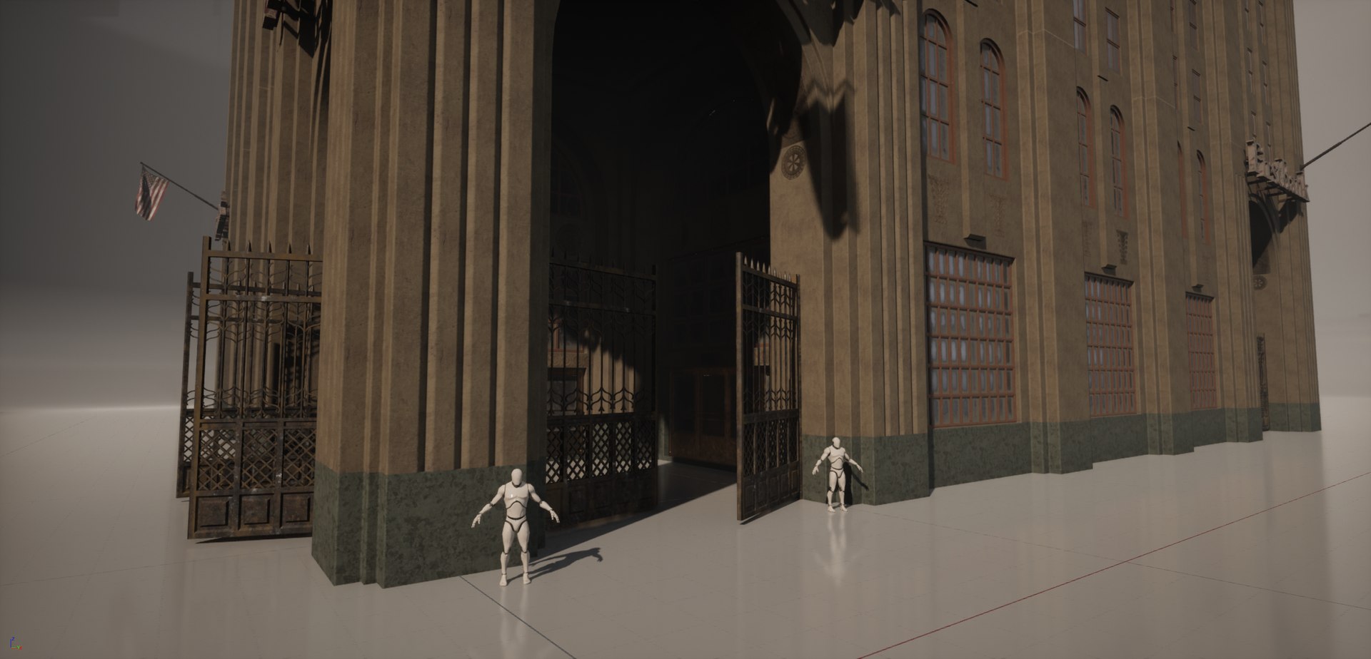 Bank Building Modules 3D Model - TurboSquid 2003239