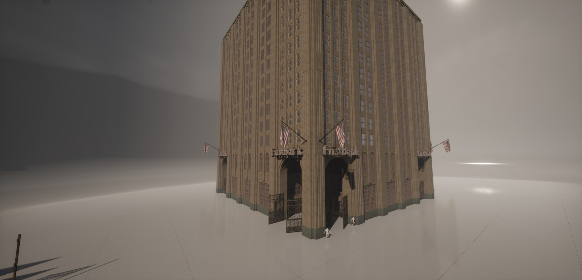 Bank Building Modules 3D Model - TurboSquid 2003239