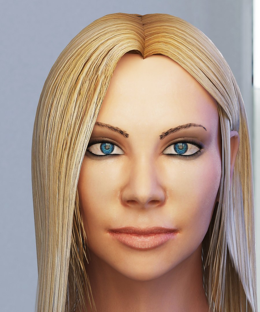3ds Max Woman Head