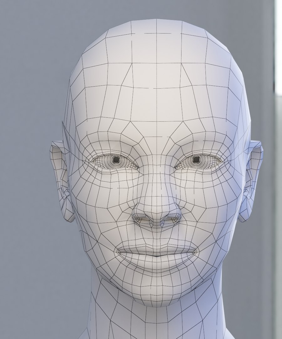 3ds Max Woman Head