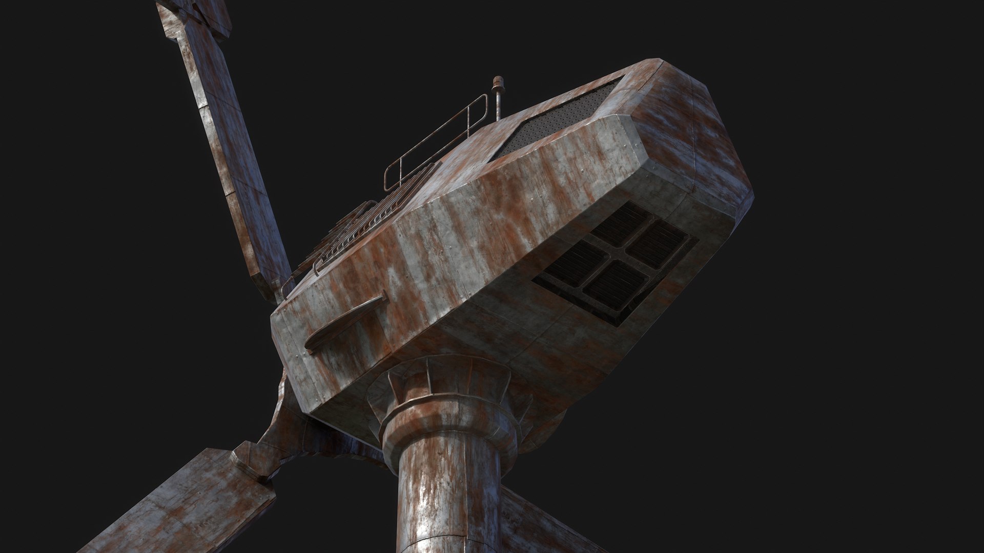 3D Model Apocalypse Wind Turbine - TurboSquid 2159783