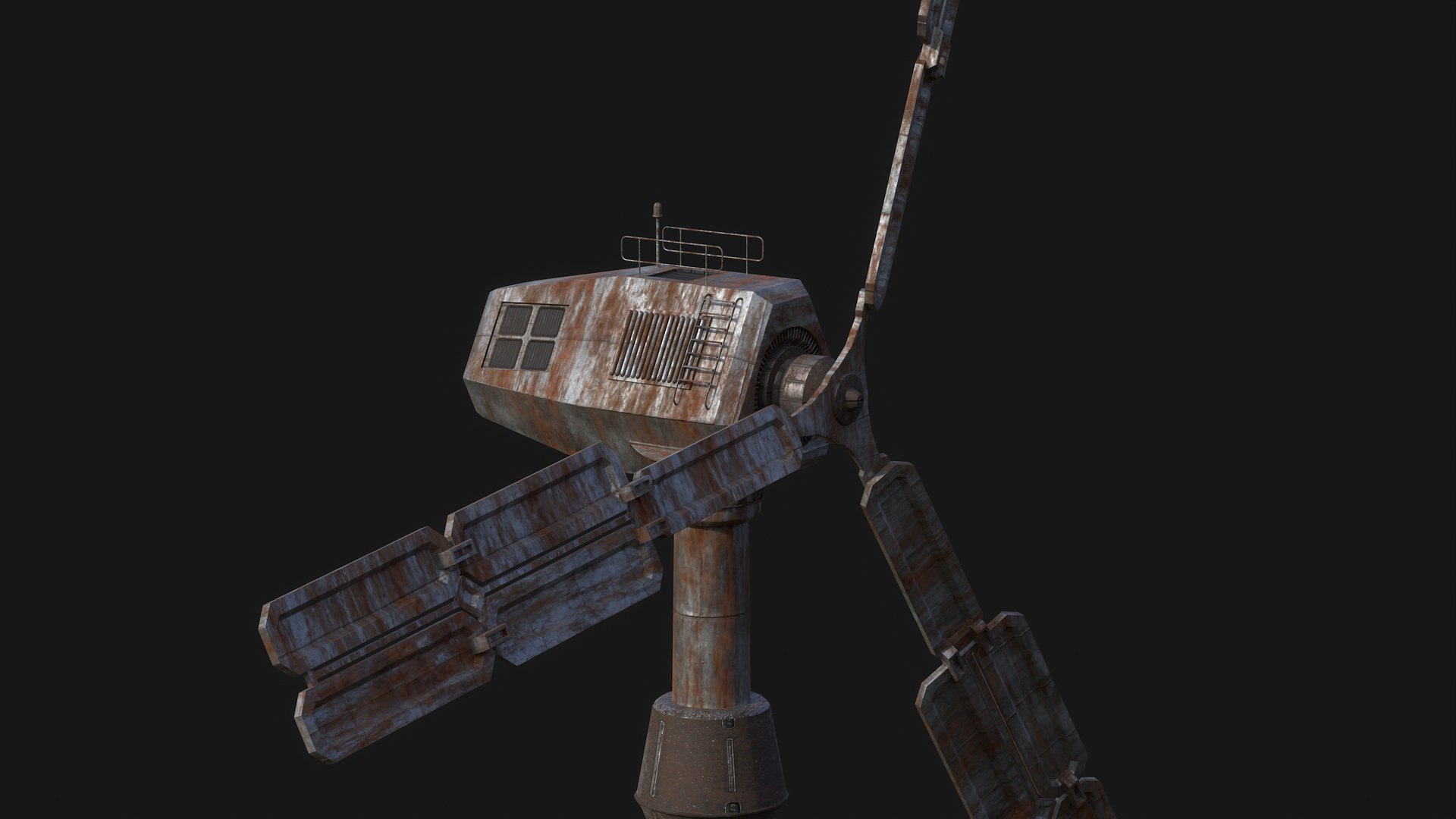 3D Model Apocalypse Wind Turbine - TurboSquid 2159783