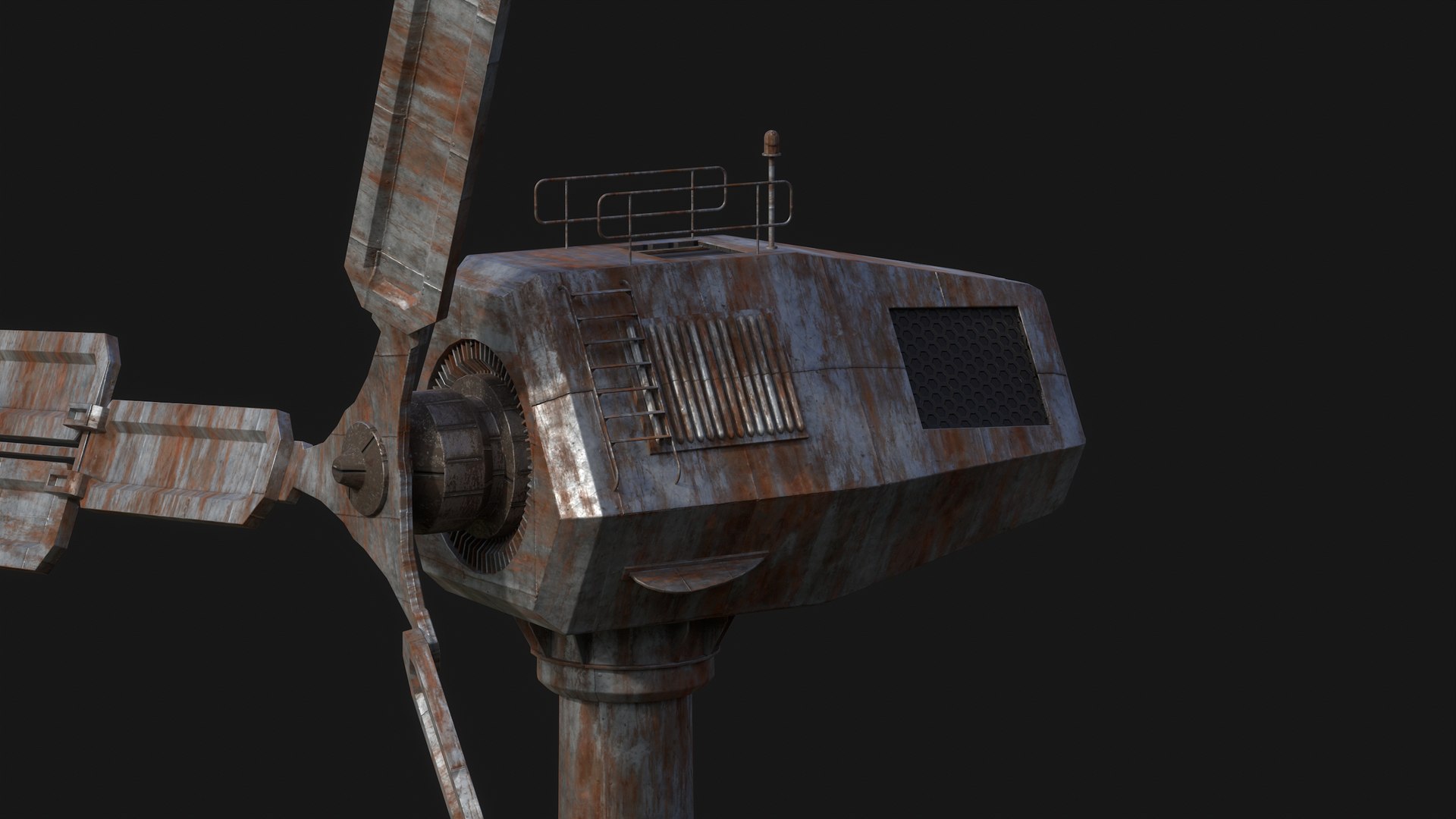 3D Model Apocalypse Wind Turbine - TurboSquid 2159783