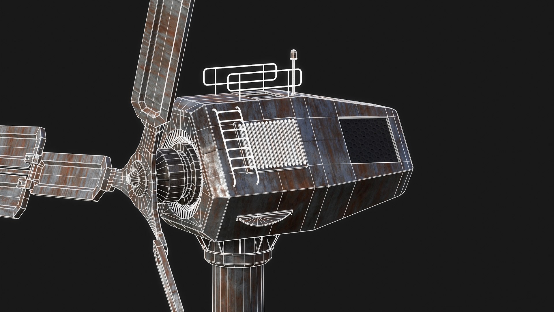 3D Model Apocalypse Wind Turbine - TurboSquid 2159783