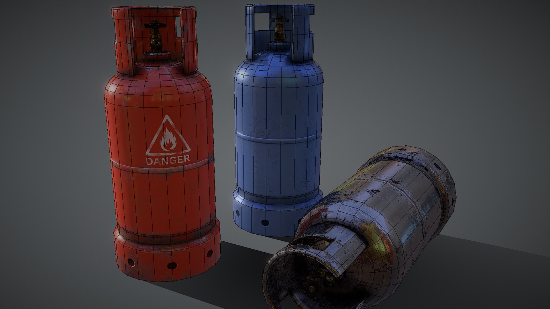 3D Model Propane Tank - TurboSquid 1904139