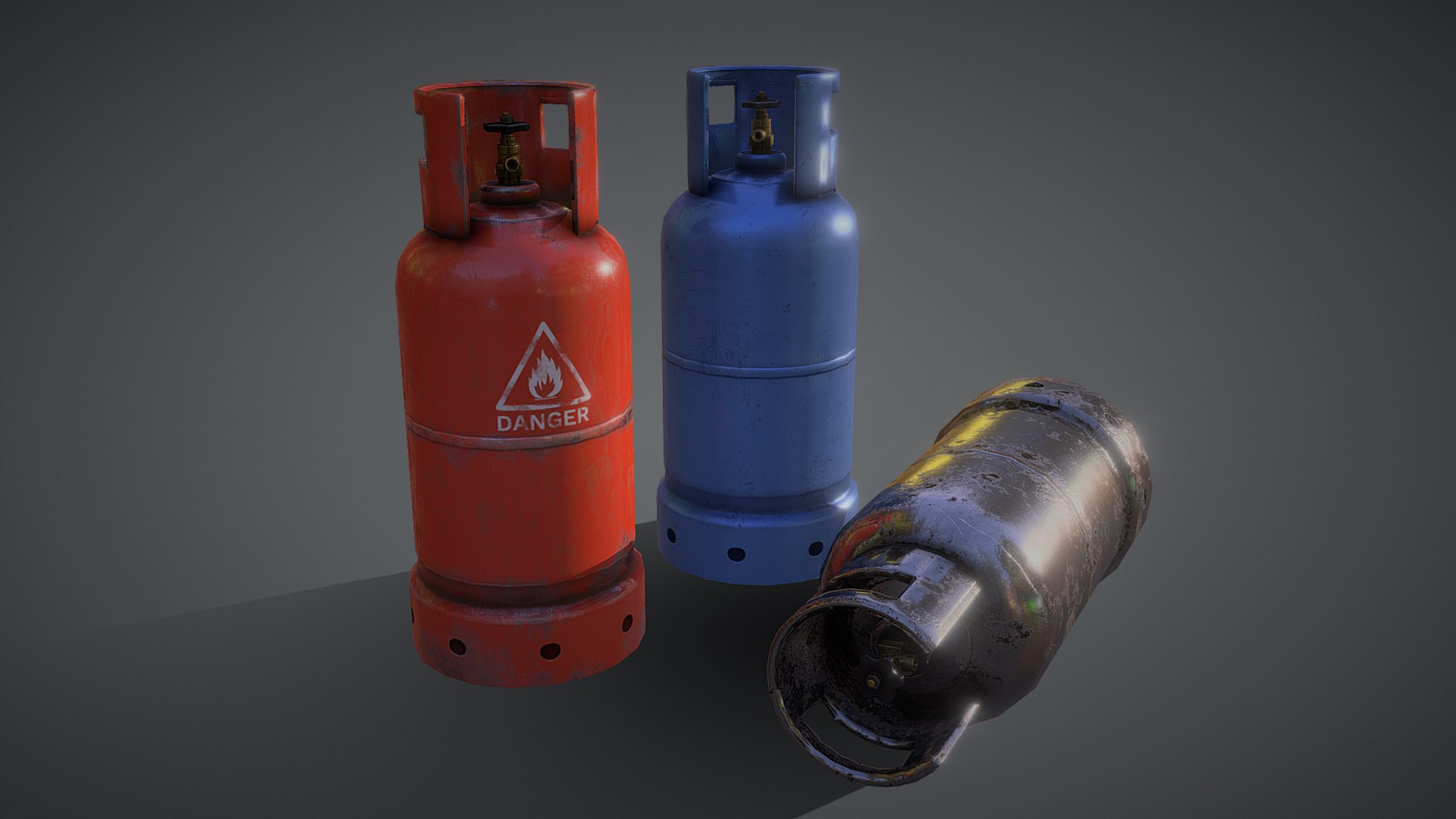 3D Model Propane Tank - TurboSquid 1904139