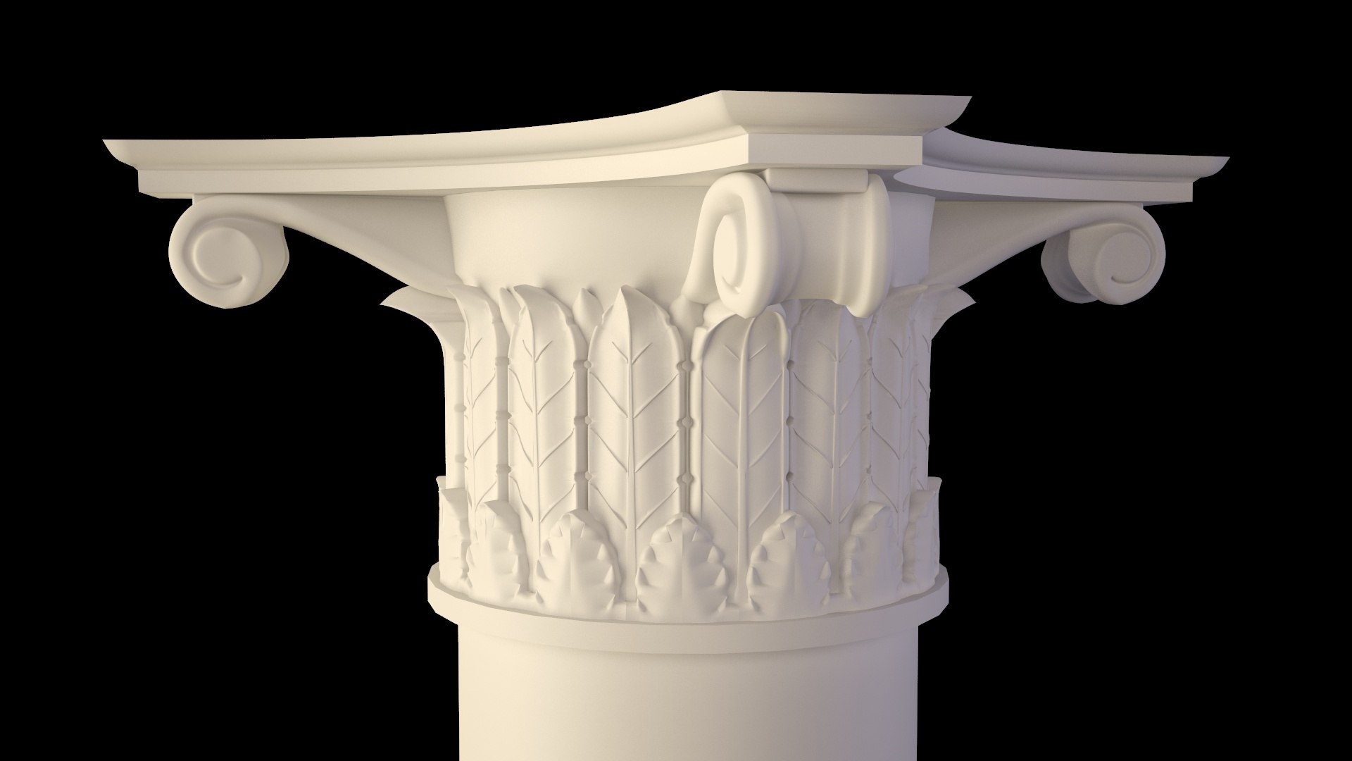 capital column 3d 3ds