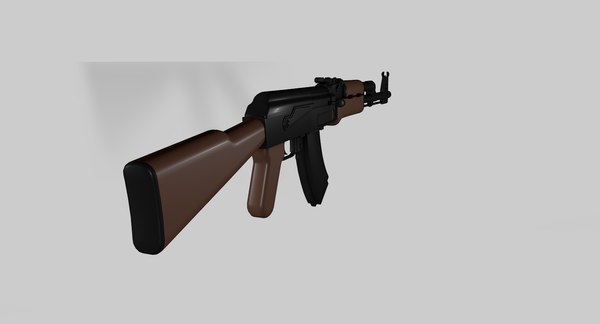 3D ak47 gun model - TurboSquid 1638445