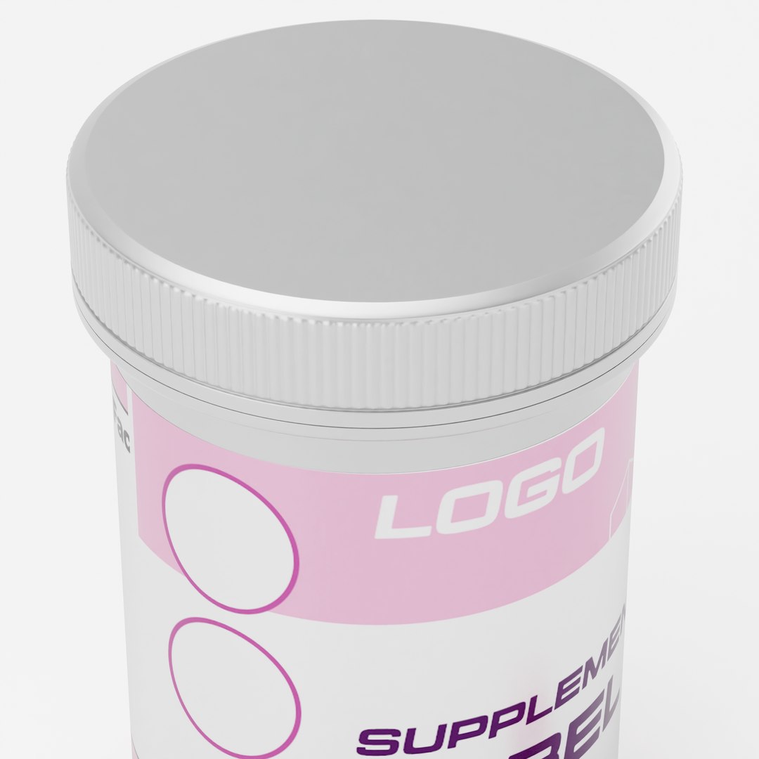 3D Jar Bottle And PillHigh-Quality 3D Pill Container Model And Pill ...