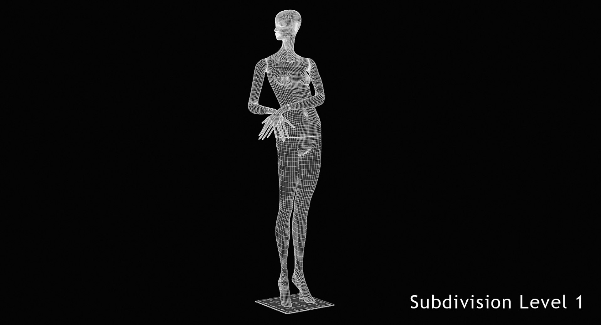 Bonaveri Mannequin Aloof Pose 3ds