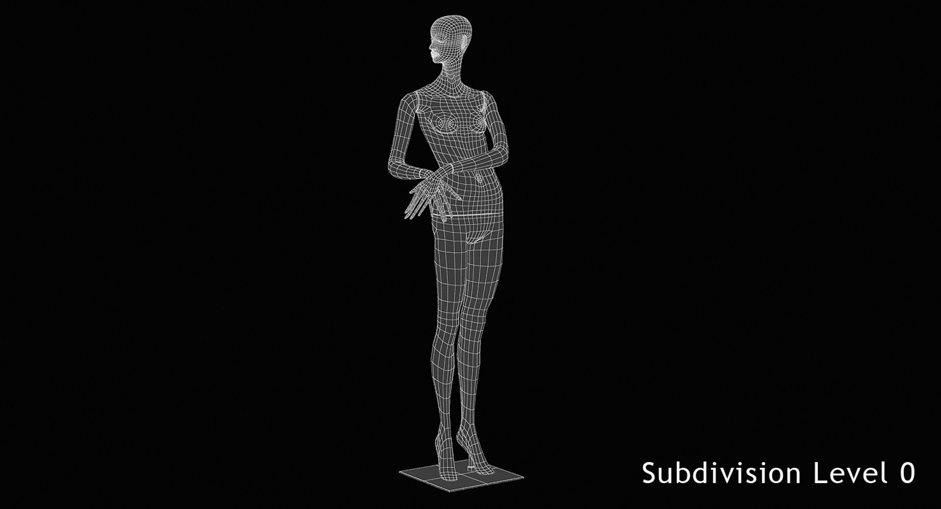 Bonaveri Mannequin Aloof Pose 3ds