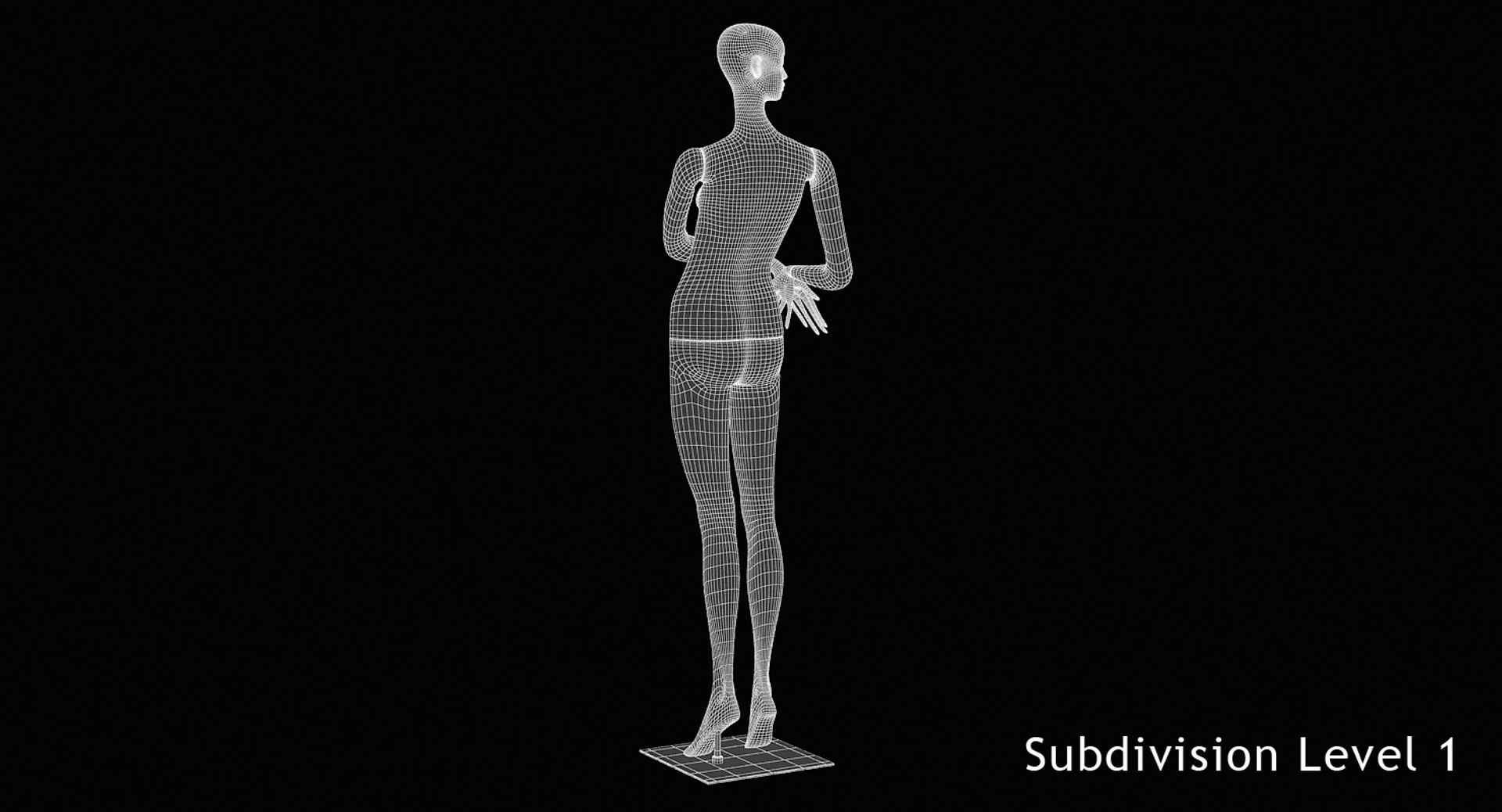 Bonaveri Mannequin Aloof Pose 3ds