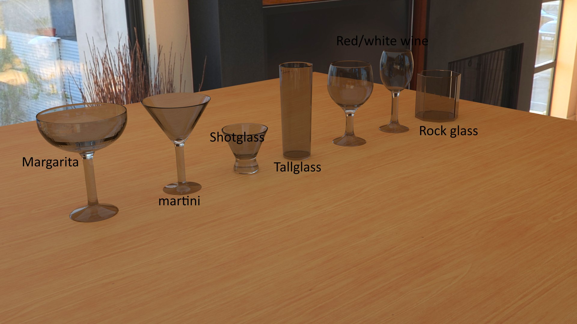 Glass alcohol 3D model - TurboSquid 1211399
