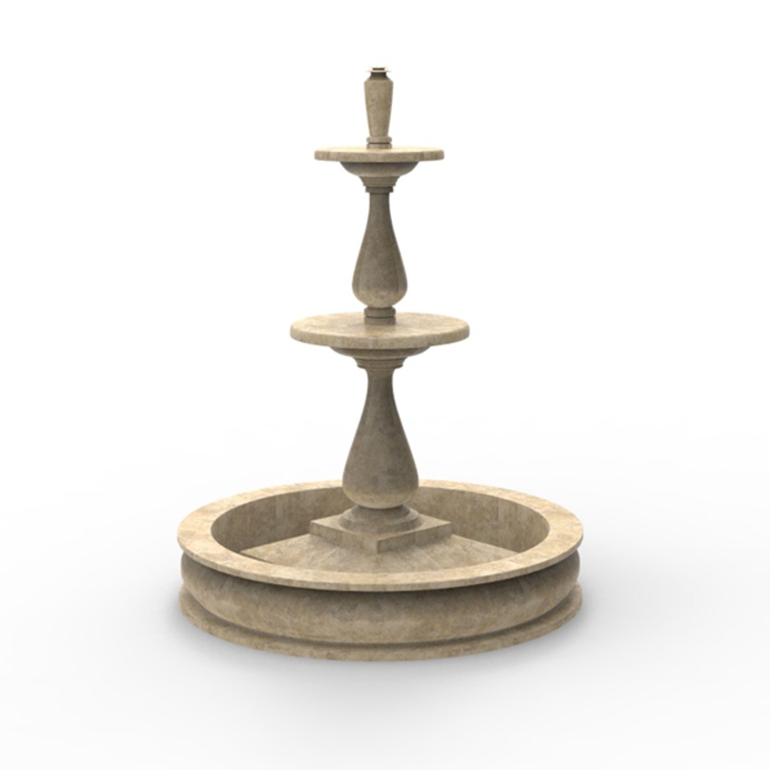 Water Fountain 3d Model