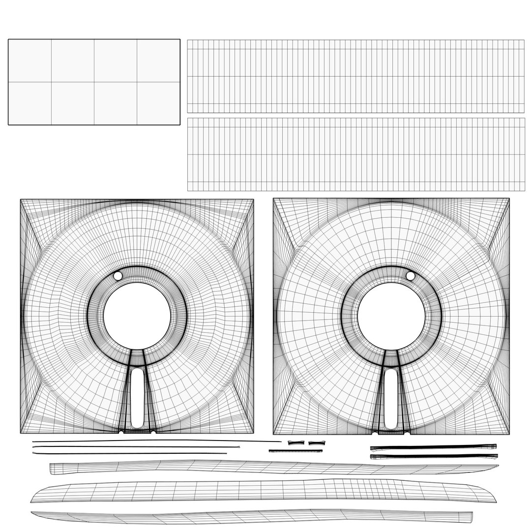 3D Model 8 Inch Floppy Disk - TurboSquid 1462544