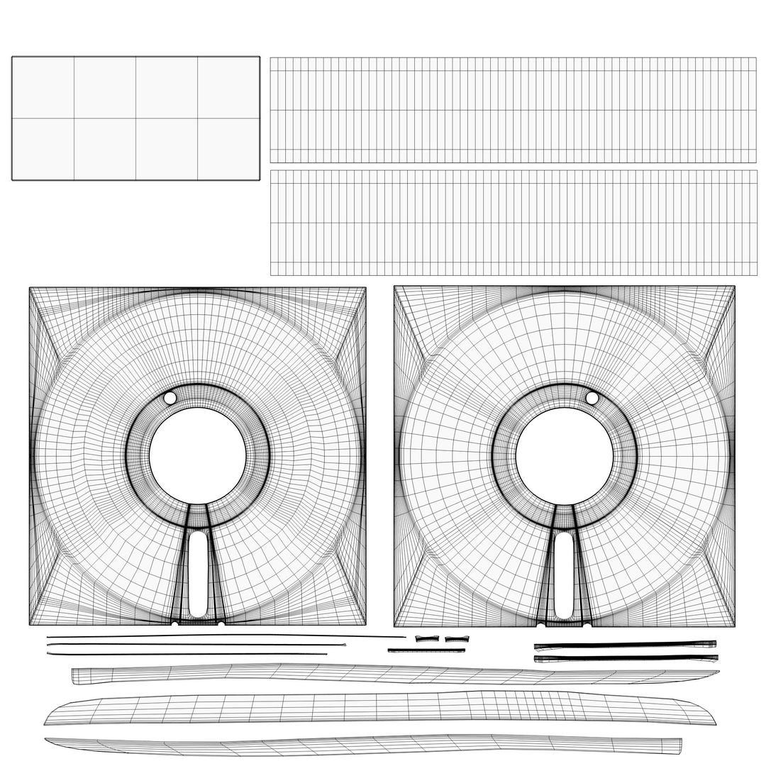 3D model 8 inch floppy disk - TurboSquid 1462544