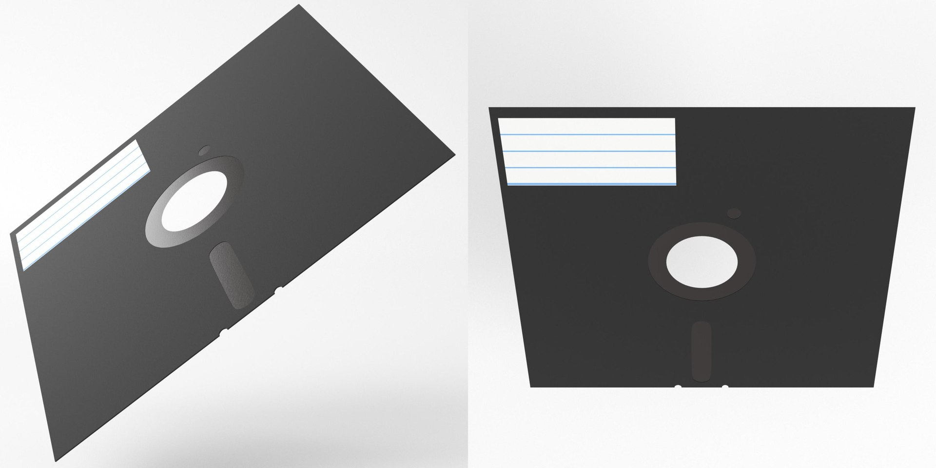 3D Model 8 Inch Floppy Disk - TurboSquid 1462544