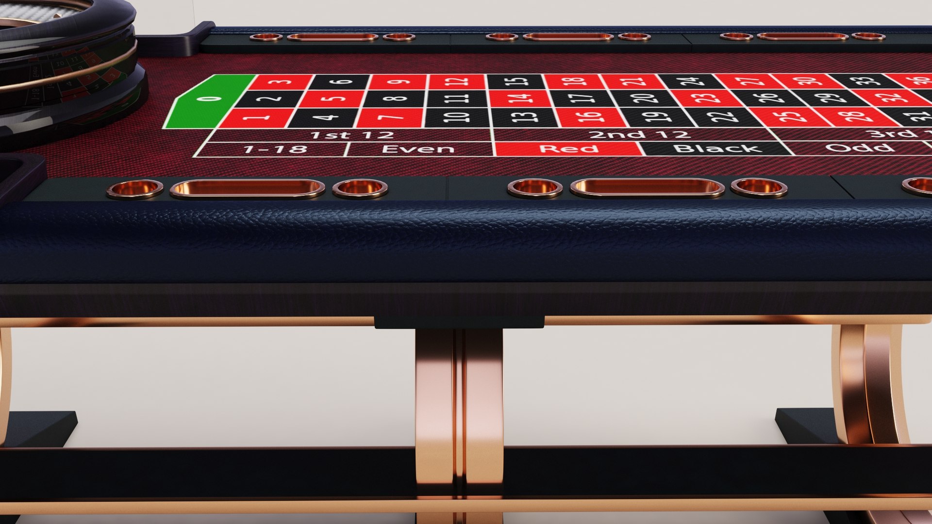 Roulette Table Model - TurboSquid 2117048