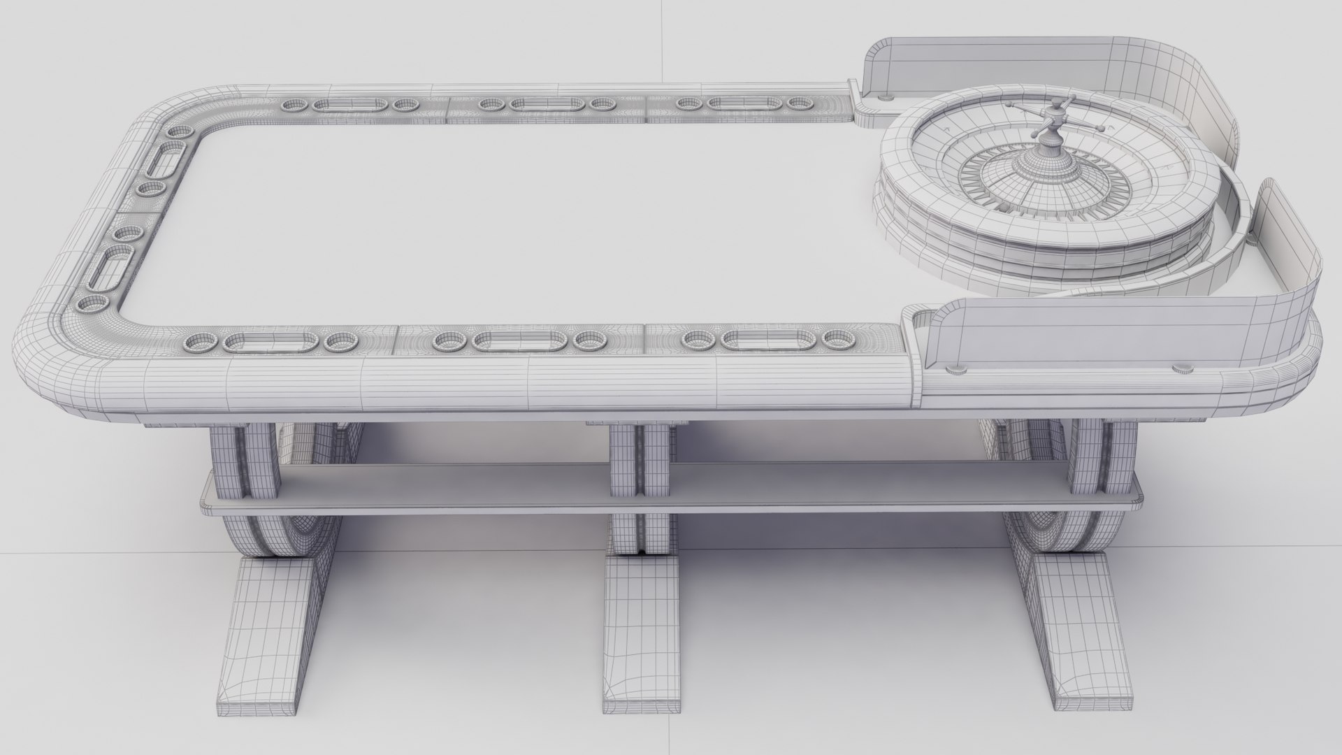 Roulette Table Model - TurboSquid 2117048