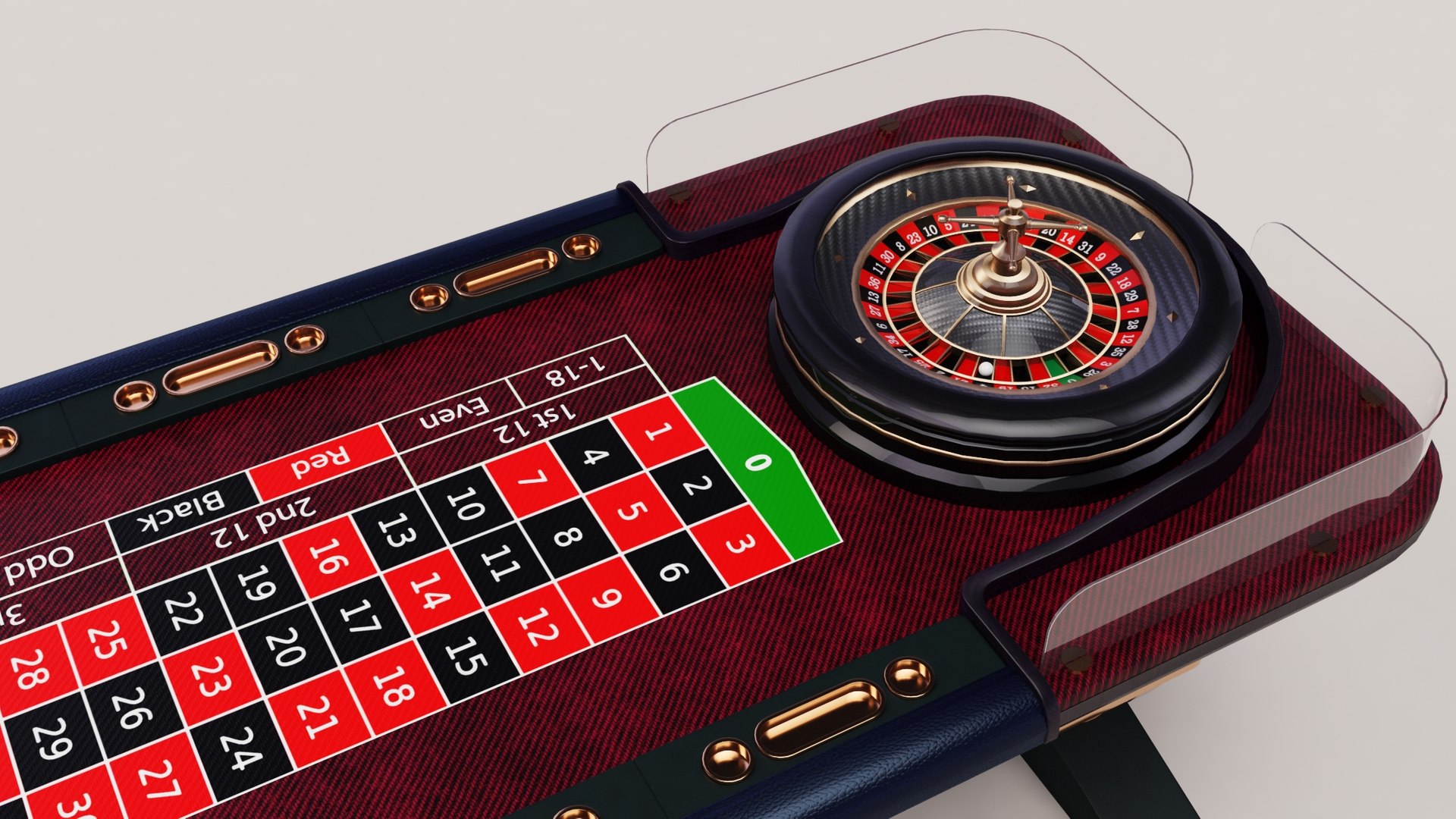 Roulette Table Model - TurboSquid 2117048