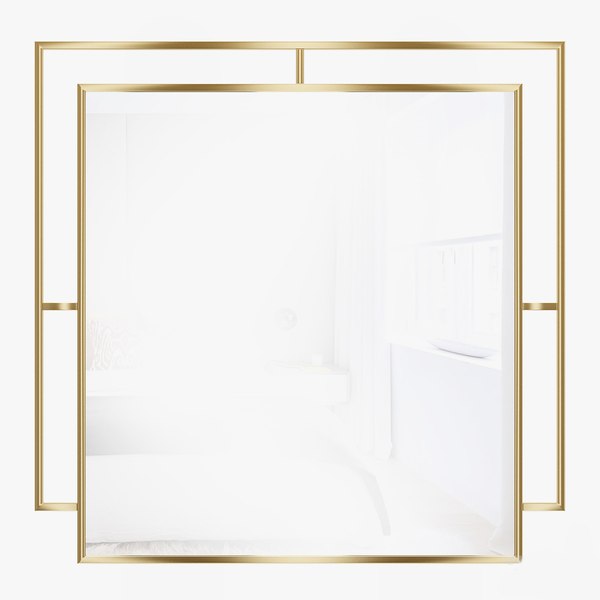 Mirror in a metal frame GZ-M1033 3D model - TurboSquid 2021072