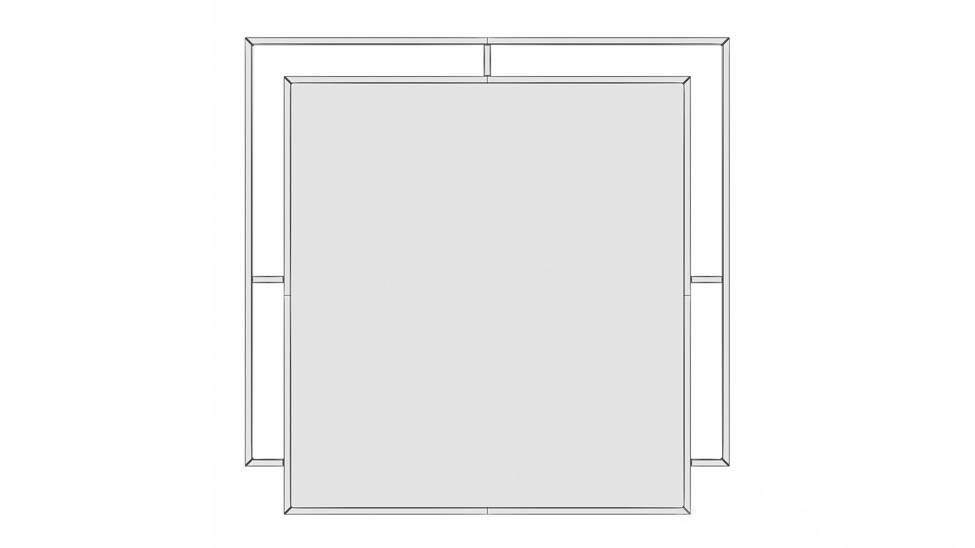 Mirror In A Metal Frame GZ-M1033 3D Model - TurboSquid 2021072