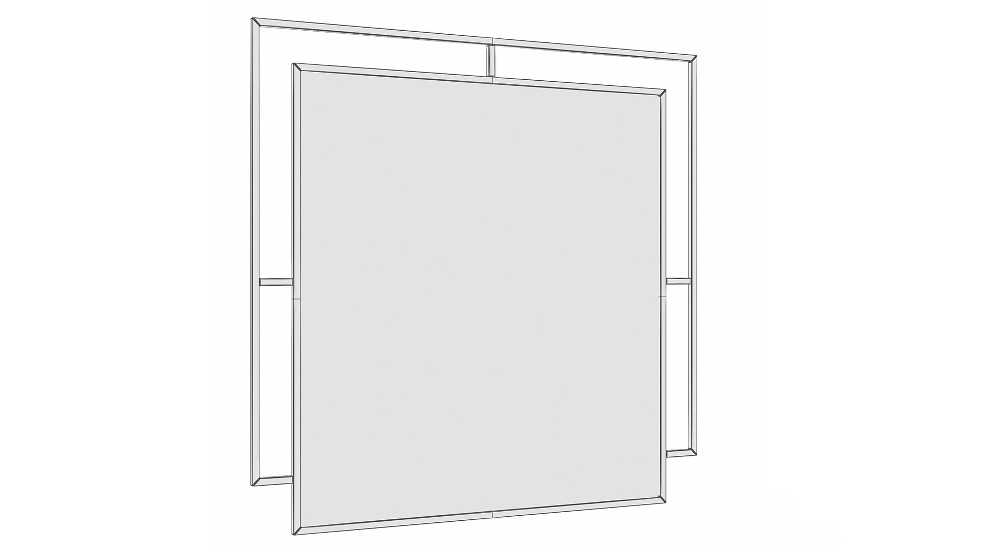 Mirror In A Metal Frame GZ-M1033 3D Model - TurboSquid 2021072