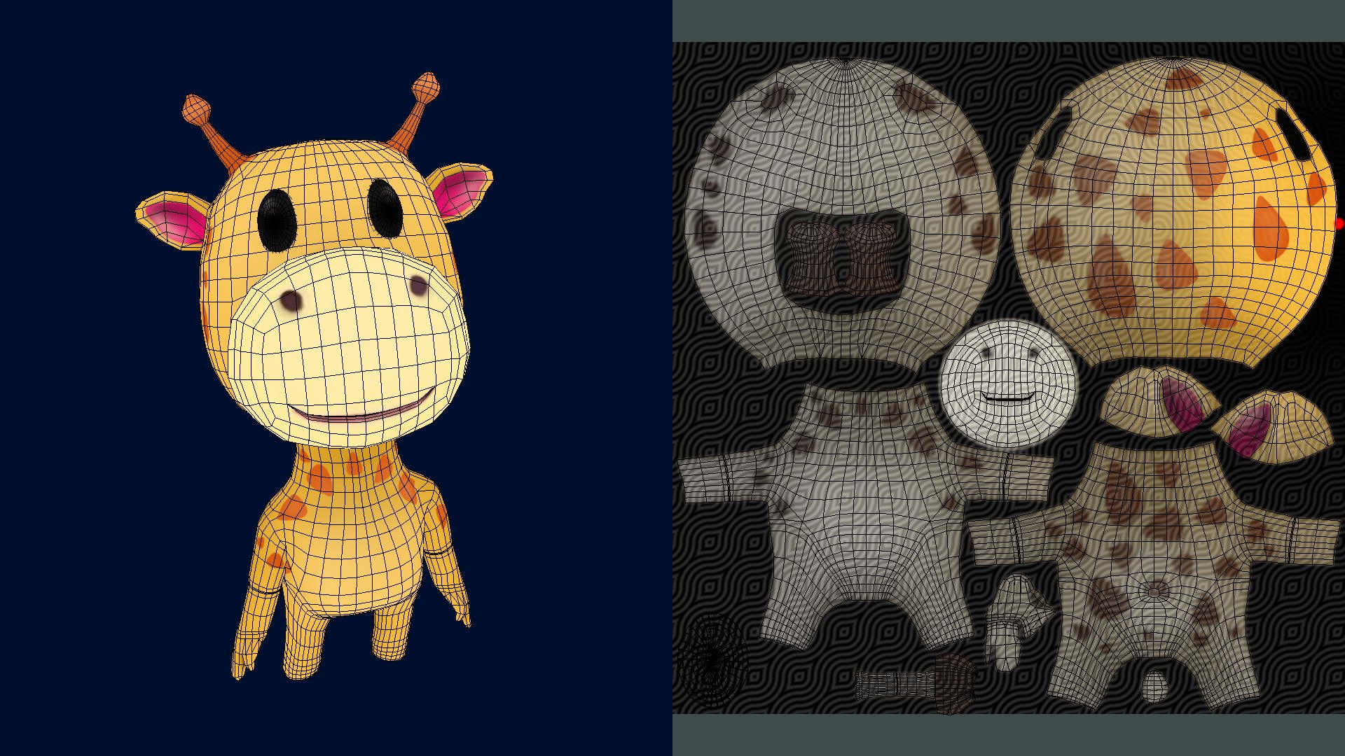 Giraffe Character Model - TurboSquid 2133701