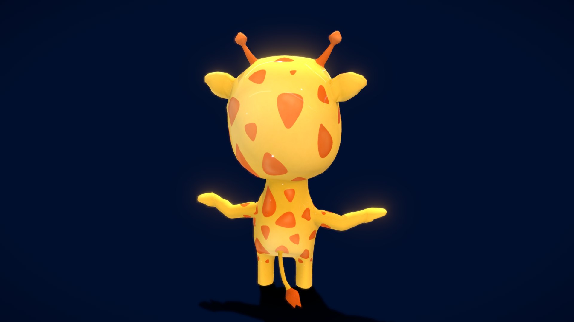 Giraffe Character Model - TurboSquid 2133701