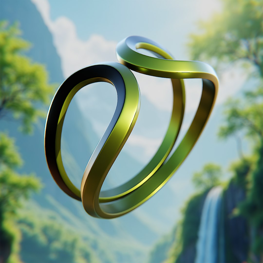 Infinity Loop Ring Organic Design 87 3D Model - TurboSquid 2420147