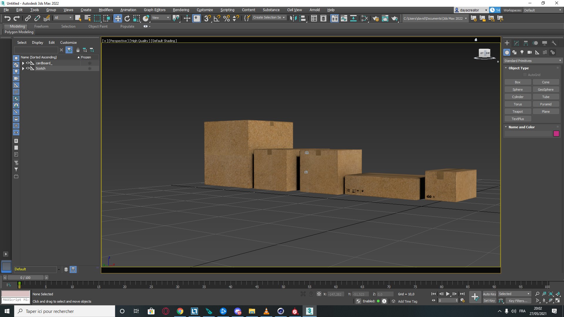 Cardboard Boxes - Game Ready Props Low-poly 3D - TurboSquid 1738613
