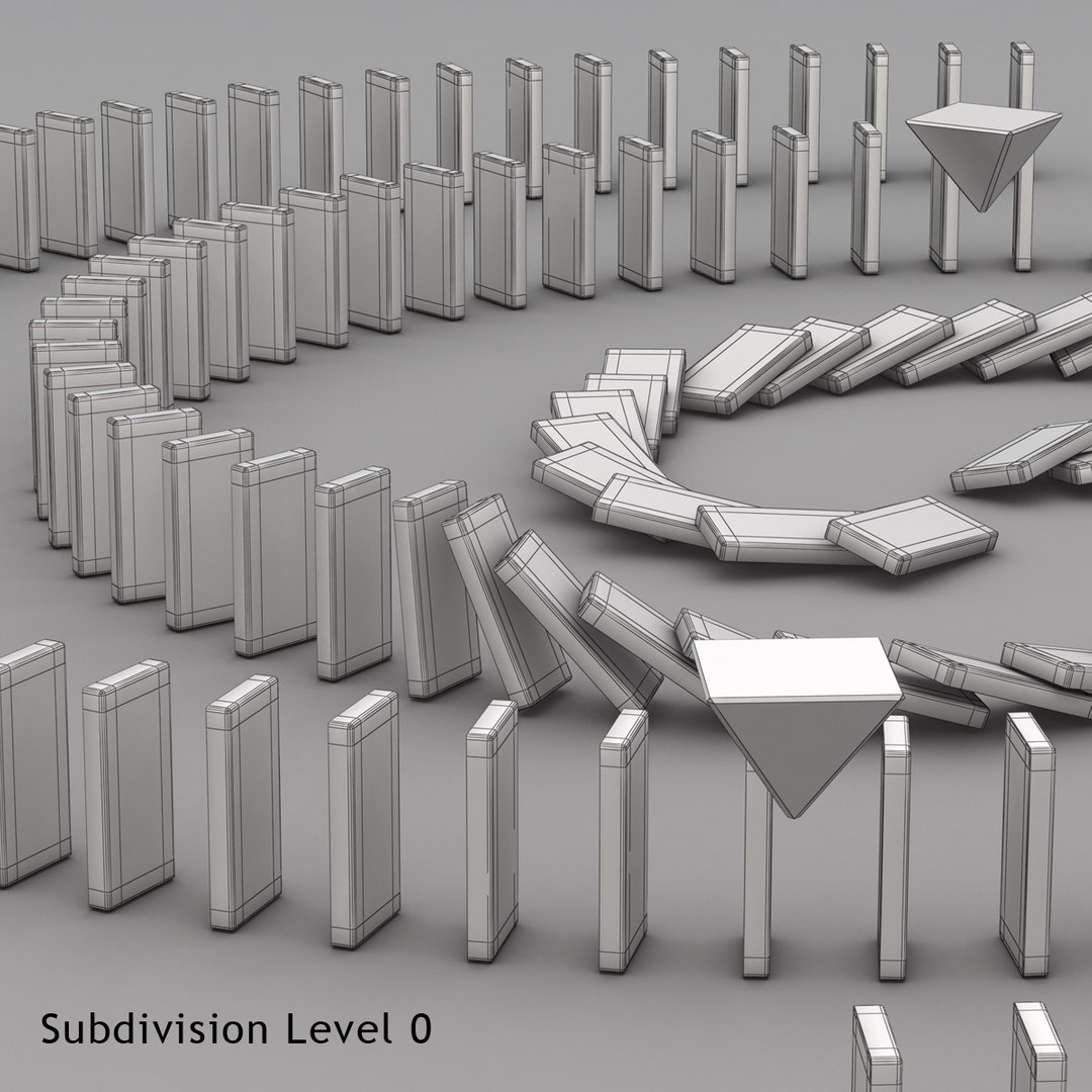 Domino Animation 3D Model - TurboSquid 1190008