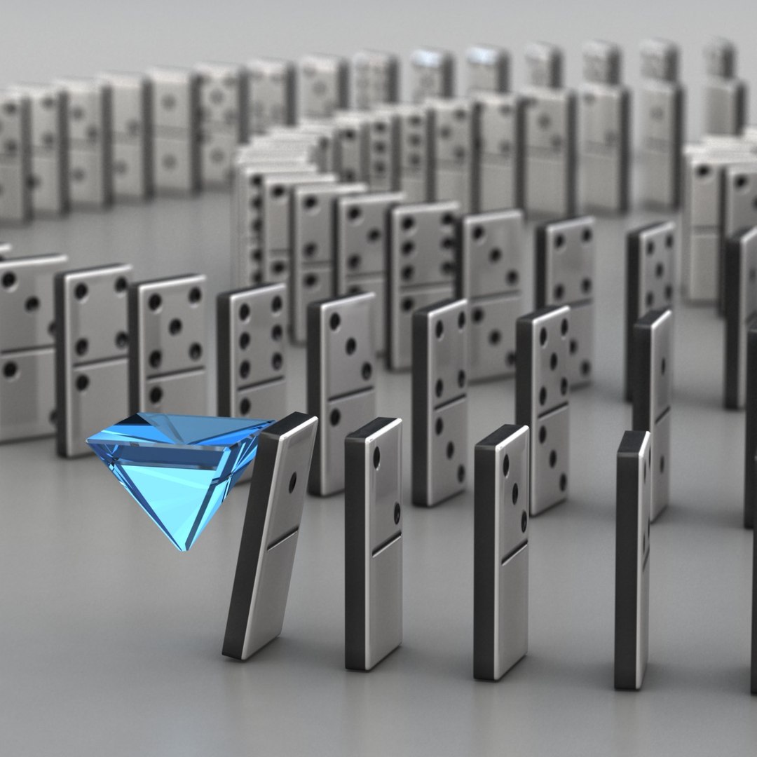 Domino Animation 3D Model - TurboSquid 1190008