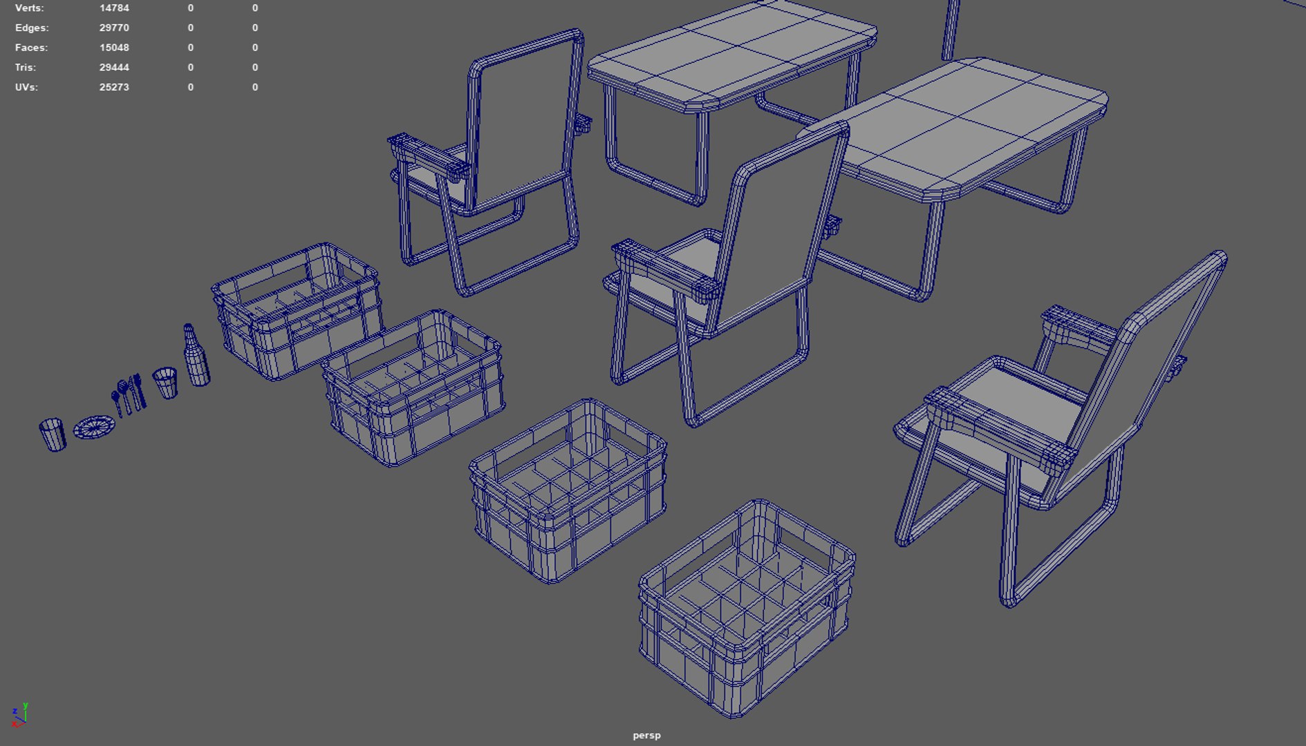 Low Poly Beach Pack 3D Model - TurboSquid 2014350