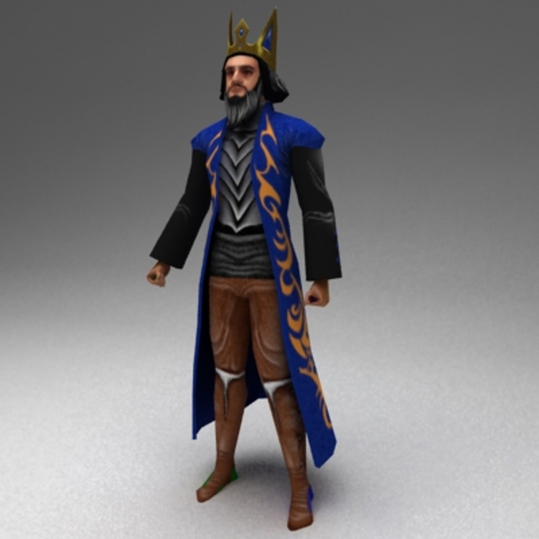rigged warlock 3d model