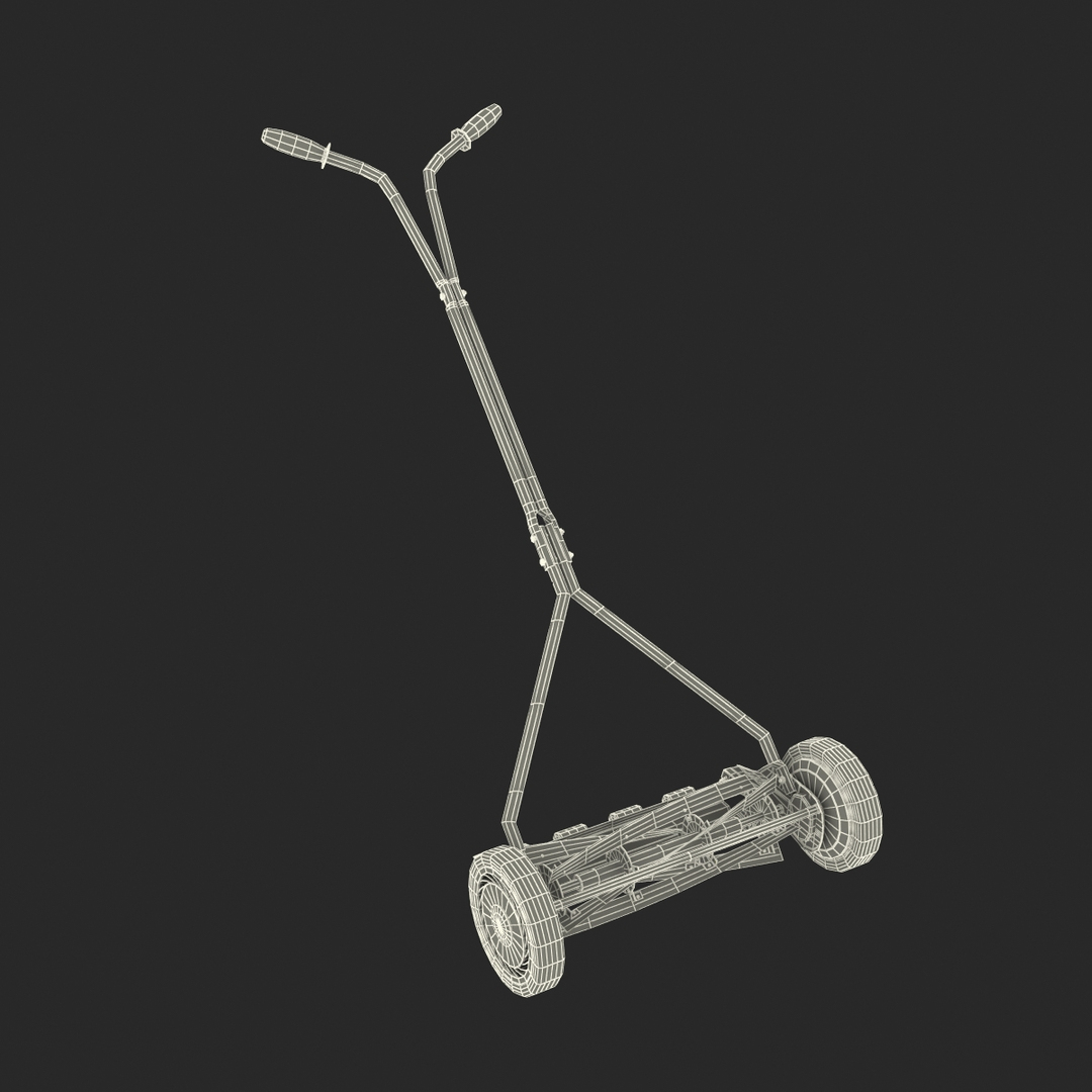 3ds Vintage Push Mower