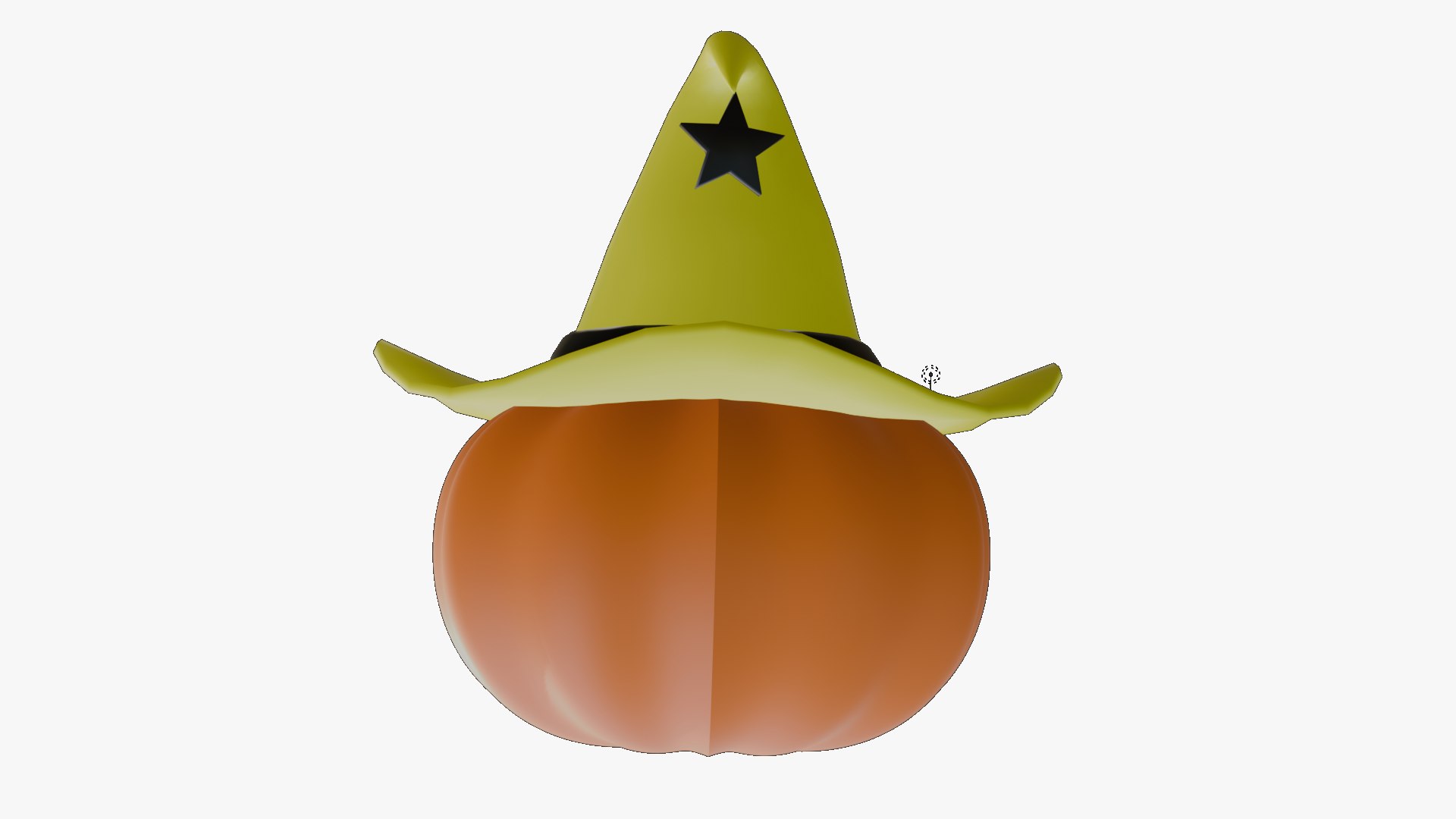 3D Wizard Pumpkin Head - TurboSquid 2327035