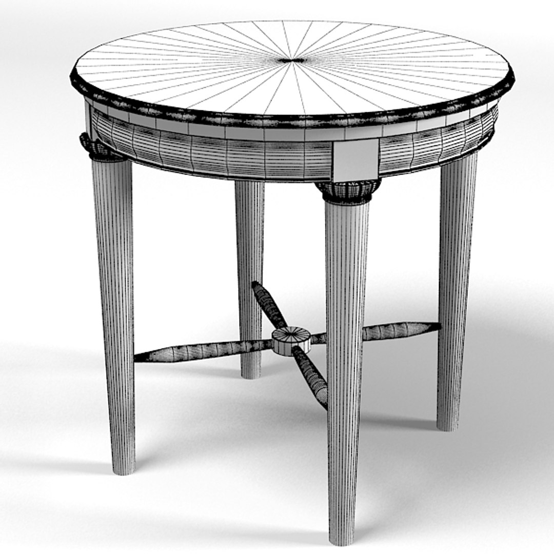 Drexel Lamp Table 3d Max