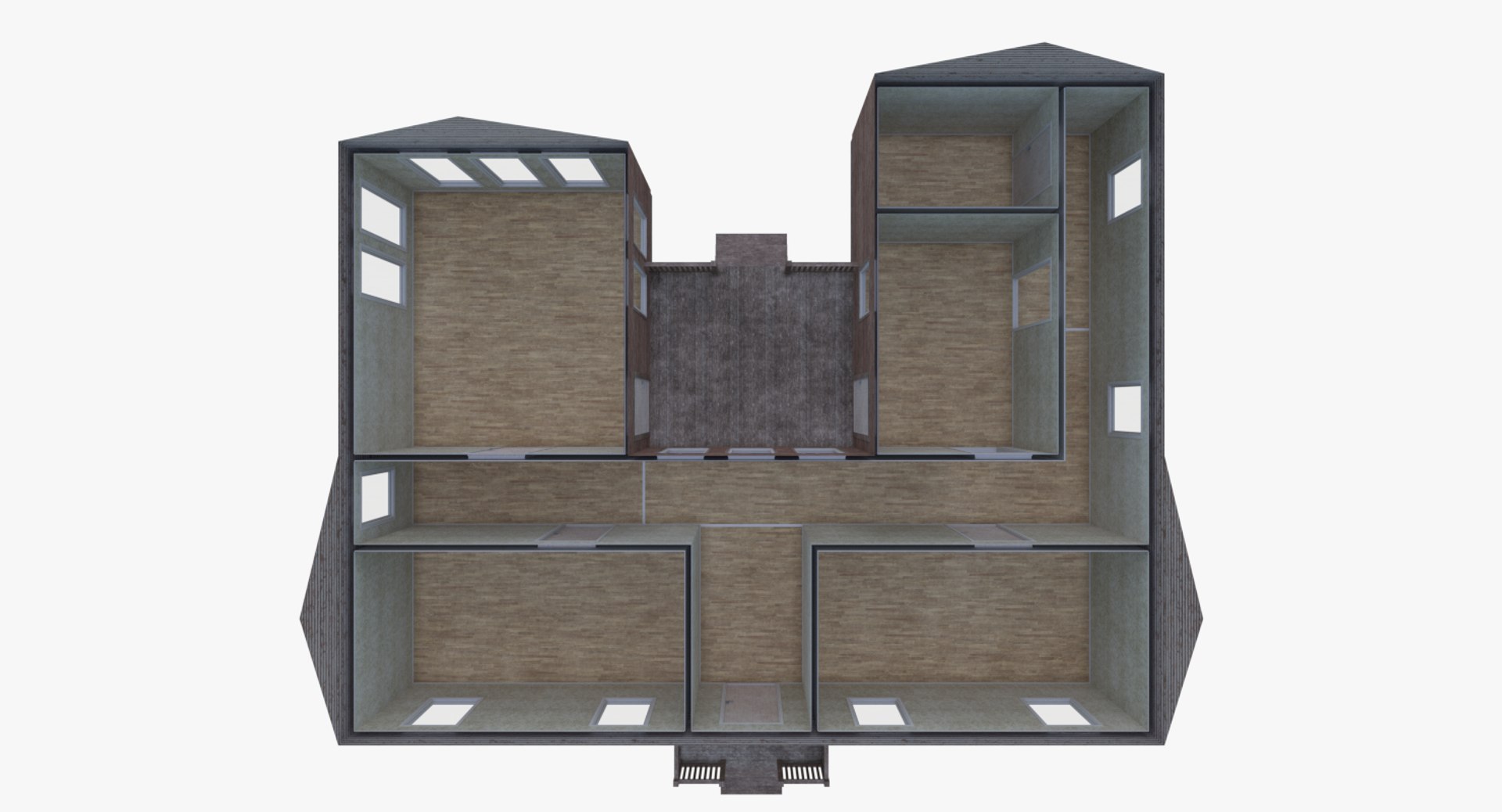 residential home interior house 3d model