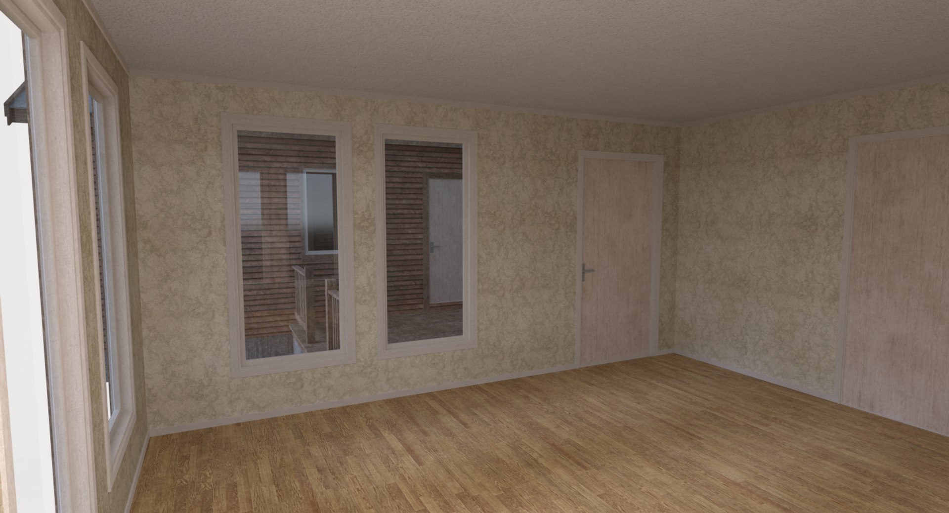 residential home interior house 3d model