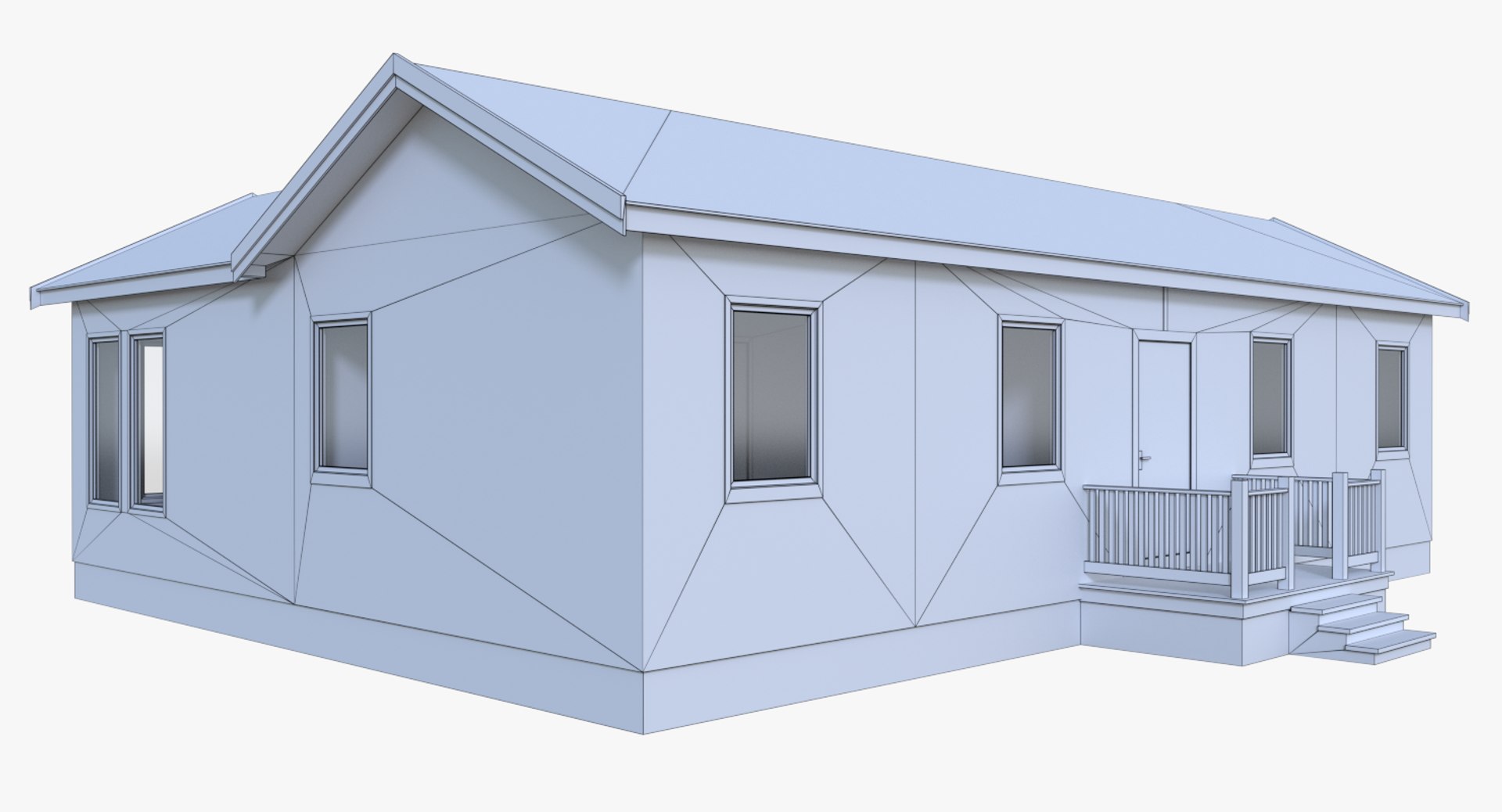 residential home interior house 3d model