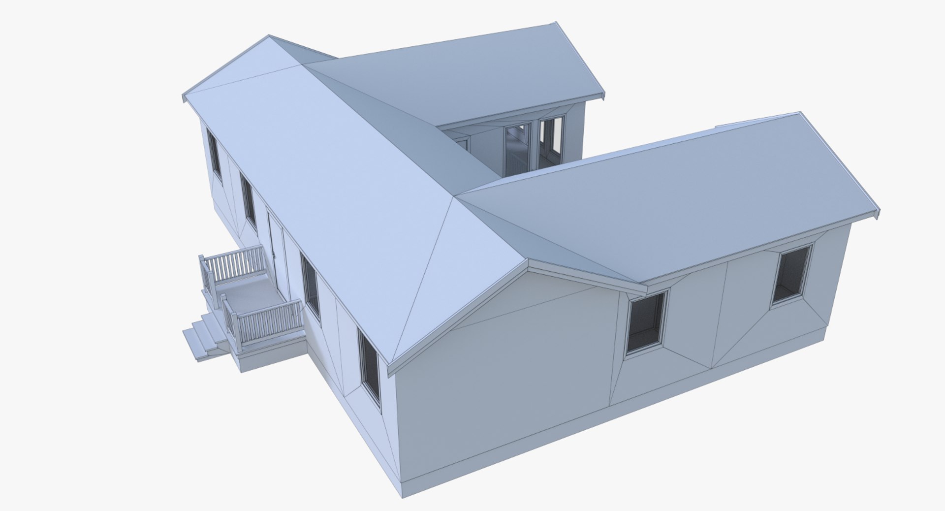 residential home interior house 3d model