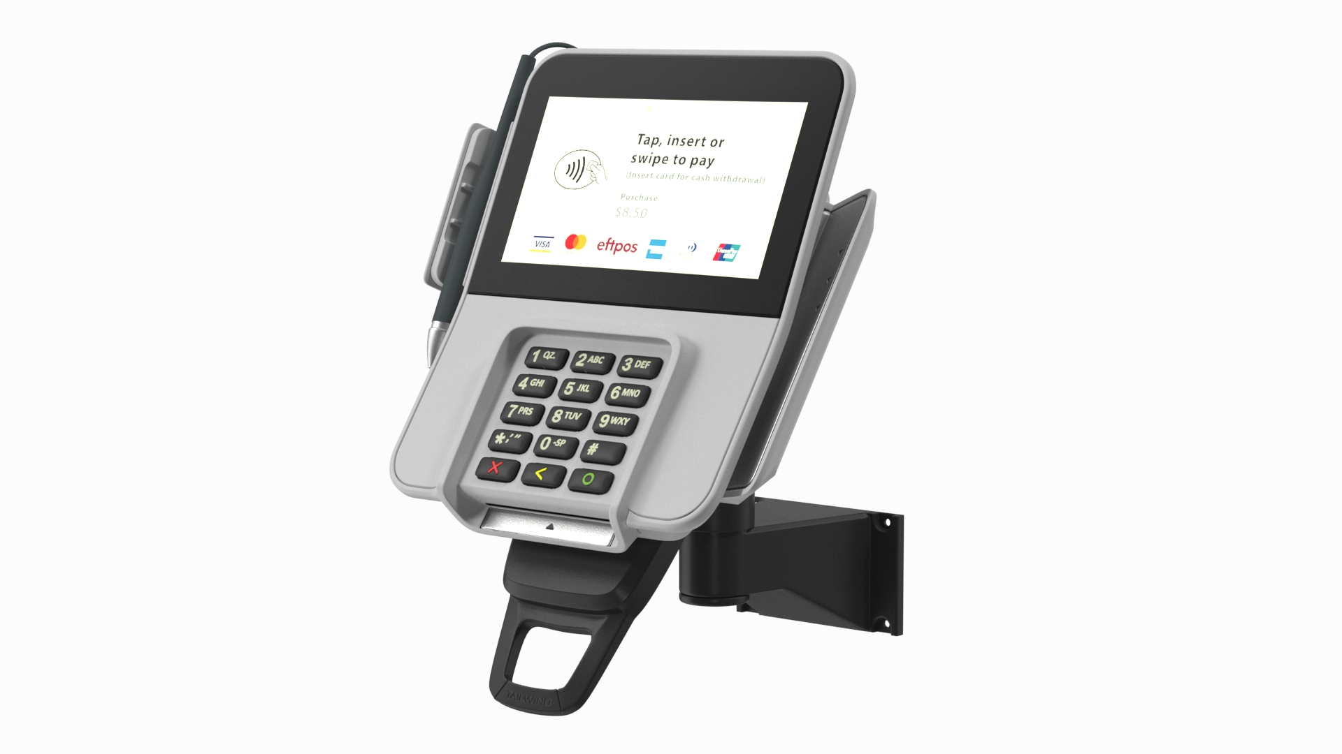 3D Payment Terminal Carrying Wall Bracket Model - TurboSquid 2052314