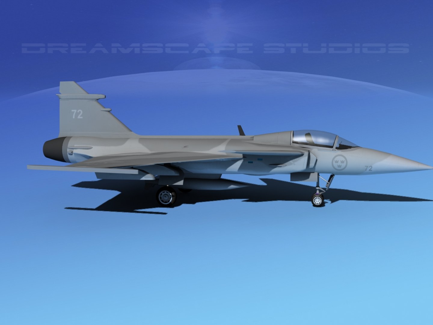 Cockpit Saab Jas 39 3d 3ds