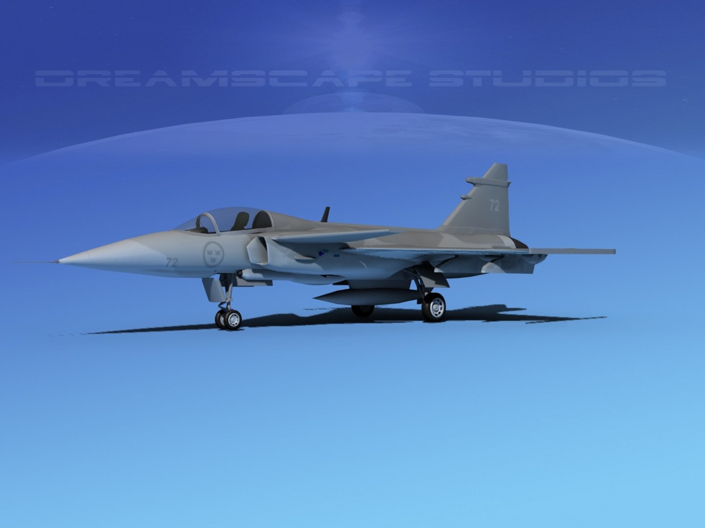 Cockpit Saab Jas 39 3d 3ds